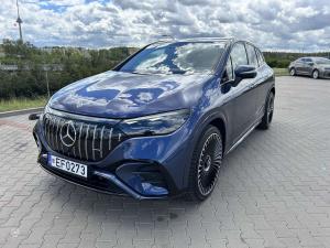 Blue Mercedes-Benz EQE 2023 in Vilnius, with an engine capacity of 0.00 L and mileage of 27 thousand km for 49000 €, photo 5 on AUTOMOTO.COM.LV