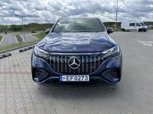 Blue Mercedes-Benz EQE 2023 in Vilnius, with an engine capacity of 0.00 L and mileage of 27 thousand km for 49000 €, photo 6 on AUTOMOTO.COM.LV