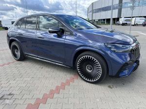 Blue Mercedes-Benz EQE 2023 in Vilnius, with an engine capacity of 0.00 L and mileage of 27 thousand km for 49000 €, photo 8 on AUTOMOTO.COM.LV