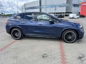 Blue Mercedes-Benz EQE 2023 in Vilnius, with an engine capacity of 0.00 L and mileage of 27 thousand km for 49000 €, photo 9 on AUTOMOTO.COM.LV