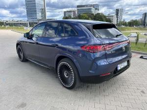Blue Mercedes-Benz EQE 2023 in Vilnius, with an engine capacity of 0.00 L and mileage of 27 thousand km for 49000 €, photo 11 on AUTOMOTO.COM.LV