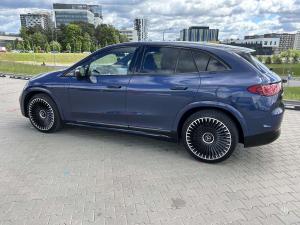 Blue Mercedes-Benz EQE 2023 in Vilnius, with an engine capacity of 0.00 L and mileage of 27 thousand km for 49000 €, photo 12 on AUTOMOTO.COM.LV