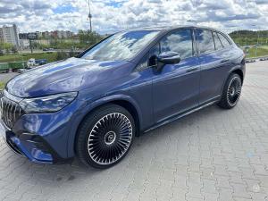 Blue Mercedes-Benz EQE 2023 in Vilnius, with an engine capacity of 0.00 L and mileage of 27 thousand km for 49000 €, photo 13 on AUTOMOTO.COM.LV
