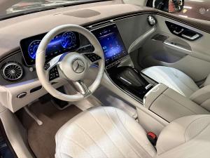 Blue Mercedes-Benz EQE 2023 in Vilnius, with an engine capacity of 0.00 L and mileage of 21 thousand km for 42990 €, photo 12 on AUTOMOTO.COM.LV