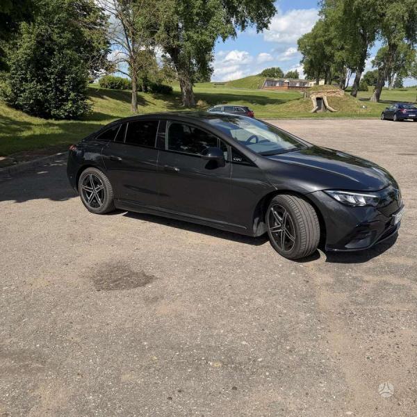Brown Mercedes-Benz EQE 2023 in Kaunas, with an engine capacity of 0.00 L and mileage of 27 thousand km for 39500 €, photo 6 on AUTOMOTO.COM.LV