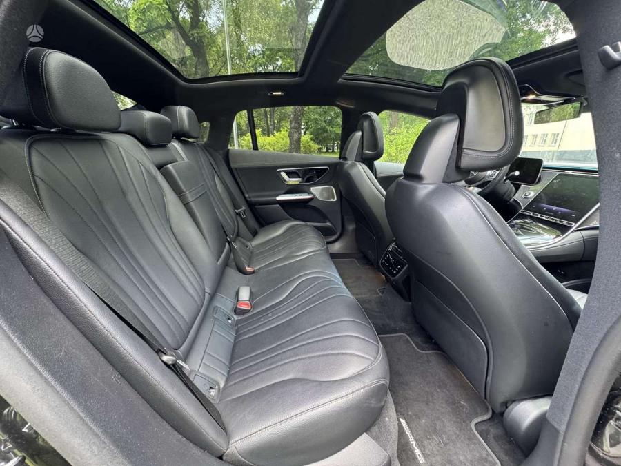 Grey Mercedes-Benz EQE 2022 in Alytus, with an engine capacity of 0.00 L and mileage of 65 thousand km for 25800 €, photo 29 on AUTOMOTO.COM.LV