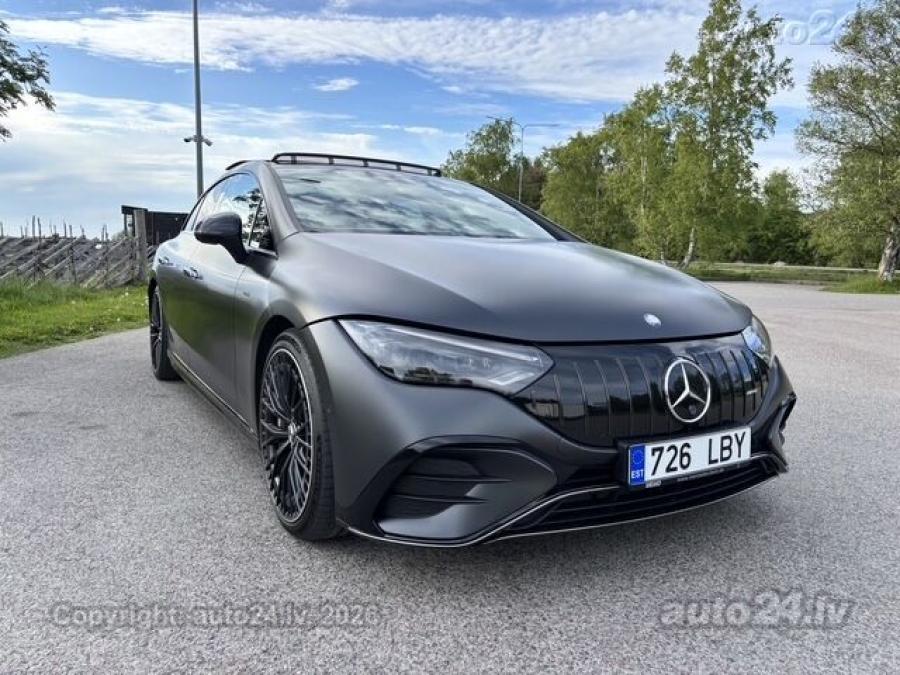 Pelēks Mercedes-Benz EQE 2023 Tallina, ar dzinēja tilpumu 0.00 L un nobraukumu 43 tūkst. km par 64900 €, foto 1 vietnē AUTOMOTO.COM.LV