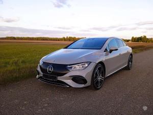Pelēks Mercedes-Benz EQE 2024 Kauņa, ar dzinēja tilpumu 0.00 L un nobraukumu 5 tūkst. km par 39999 €, foto  vietnē AUTOMOTO.COM.LV