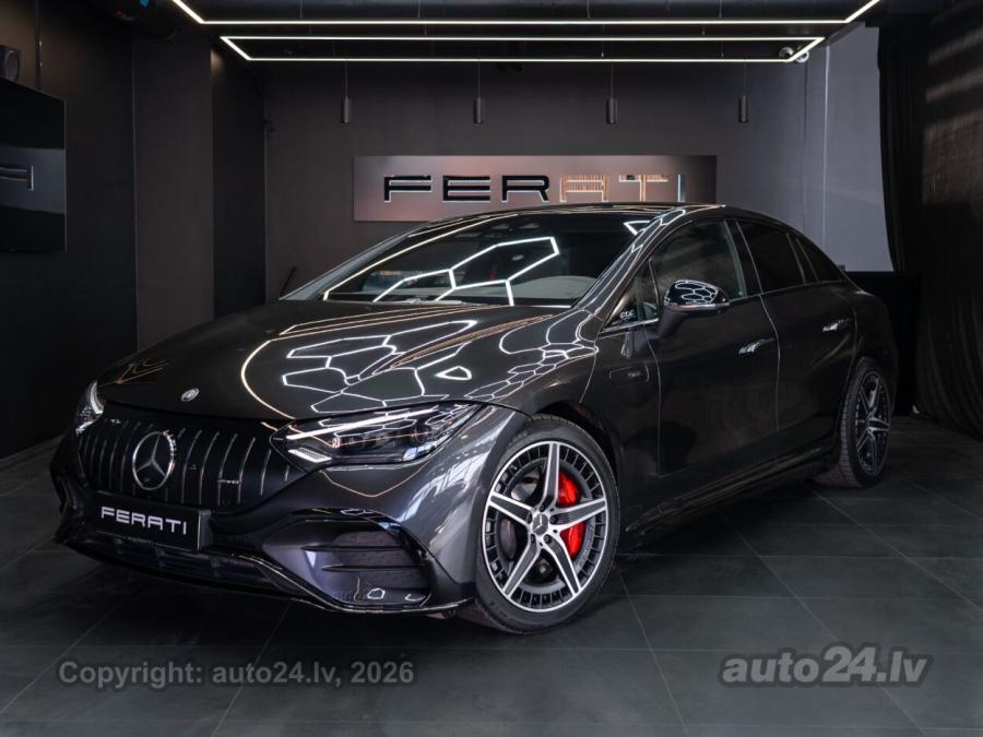 Pelēks Mercedes-Benz EQE 2024 Tallina, ar dzinēja tilpumu 0.00 L un nobraukumu 27 tūkst. km par 69900 €, foto 1 vietnē AUTOMOTO.COM.LV