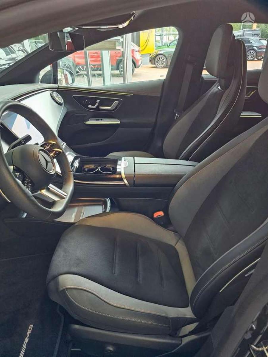 Grey Mercedes-Benz EQE 2024 in Vilnius, with an engine capacity of 0.00 L and mileage of 15 thousand km for 52320 €, photo 11 on AUTOMOTO.COM.LV