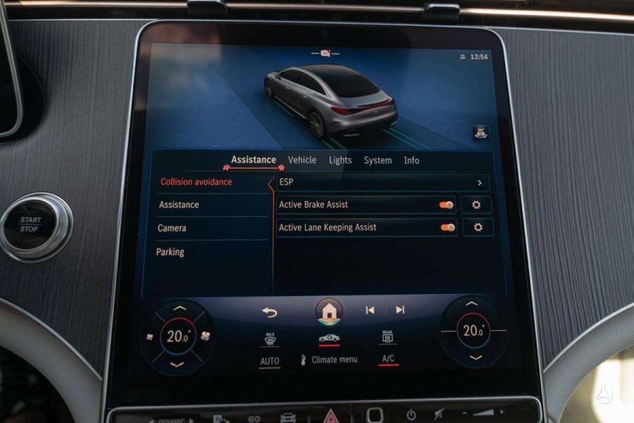 Pelēks Mercedes-Benz EQE 2023 Viļņa, ar dzinēja tilpumu 0.00 L un nobraukumu 19 tūkst. km par 46900 €, foto 21 vietnē AUTOMOTO.COM.LV