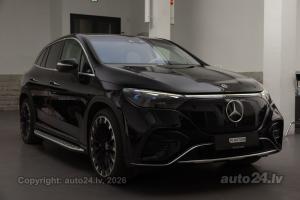 Melns Mercedes-Benz EQE SUV 2023 Tallina, ar dzinēja tilpumu 0.00 L un nobraukumu 25 tūkst. km par 69900 €, foto  vietnē AUTOMOTO.COM.LV