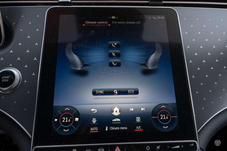 Balts Mercedes-Benz EQE 2022 Viļņa, ar dzinēja tilpumu 0.00 L un nobraukumu 99 tūkst. km par 34990 €, foto 19 vietnē AUTOMOTO.COM.LV