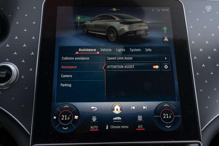 Balts Mercedes-Benz EQE 2022 Viļņa, ar dzinēja tilpumu 0.00 L un nobraukumu 99 tūkst. km par 34990 €, foto 21 vietnē AUTOMOTO.COM.LV
