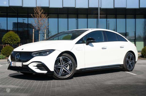 Balts Mercedes-Benz EQE 2024 Viļņa, ar dzinēja tilpumu 0.00 L un nobraukumu 30 tūkst. km par 49990 €, foto  vietnē AUTOMOTO.COM.LV