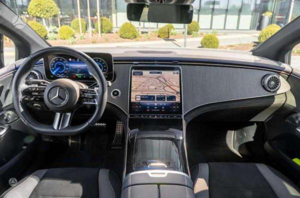 White Mercedes-Benz EQE 2024 in Vilnius, with an engine capacity of 0.00 L and mileage of 30 thousand km for 49990 €, photo 6 on AUTOMOTO.COM.LV