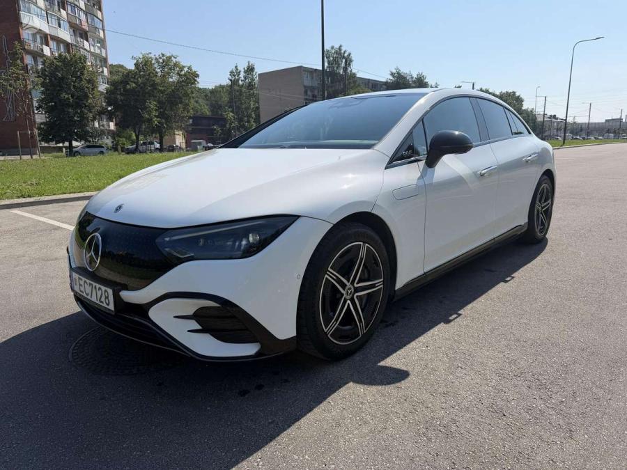 Balts Mercedes-Benz EQE 2024 Kauņa, ar dzinēja tilpumu 0.00 L un nobraukumu 61 tūkst. km par 49500 €, foto 6 vietnē AUTOMOTO.COM.LV