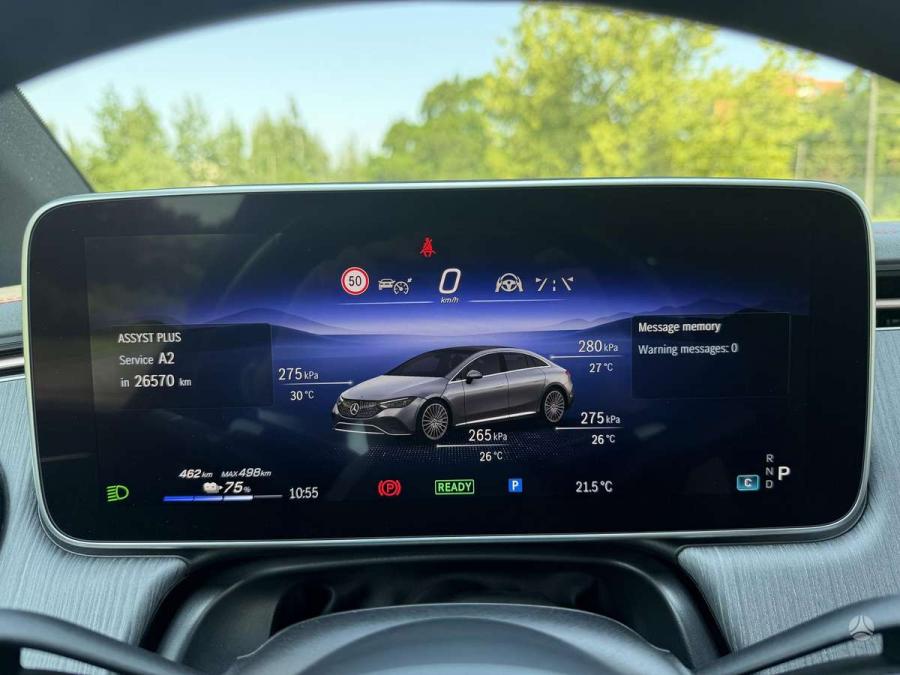 Balts Mercedes-Benz EQE 2024 Kauņa, ar dzinēja tilpumu 0.00 L un nobraukumu 61 tūkst. km par 49500 €, foto 13 vietnē AUTOMOTO.COM.LV
