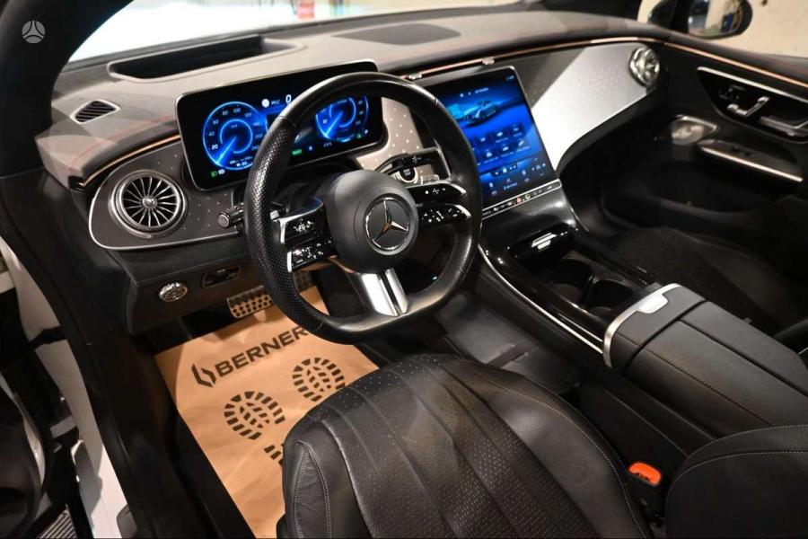 White Mercedes-Benz EQE 2025 in Vilnius, with an engine capacity of 0.00 L and mileage of 19 thousand km for 53200 €, photo 13 on AUTOMOTO.COM.LV