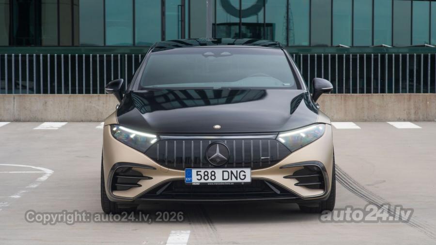 Smilšu krāsa Mercedes-Benz EQS 2024 Tallina, ar dzinēja tilpumu 0.00 L un nobraukumu 15 tūkst. km par 106000 €, foto 5 vietnē AUTOMOTO.COM.LV