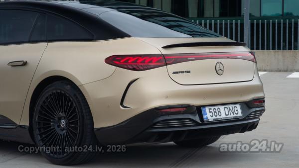 Beige Mercedes-Benz EQS 2024 in Tallinn, with an engine capacity of 0.00 L and mileage of 15 thousand km for 106000 €, photo 7 on AUTOMOTO.COM.LV