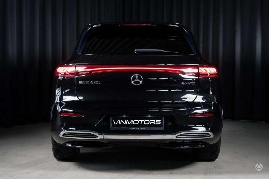 Black Mercedes-Benz EQS 2023 in Vilnius, with an engine capacity of 0.00 L and mileage of 50 thousand km for 68500 €, photo 6 on AUTOMOTO.COM.LV