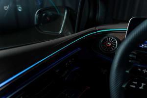 Black Mercedes-Benz EQS 2023 in Vilnius, with an engine capacity of 0.00 L and mileage of 50 thousand km for 68500 €, photo 21 on AUTOMOTO.COM.LV