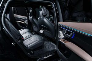 Black Mercedes-Benz EQS 2023 in Vilnius, with an engine capacity of 0.00 L and mileage of 50 thousand km for 68500 €, photo 33 on AUTOMOTO.COM.LV