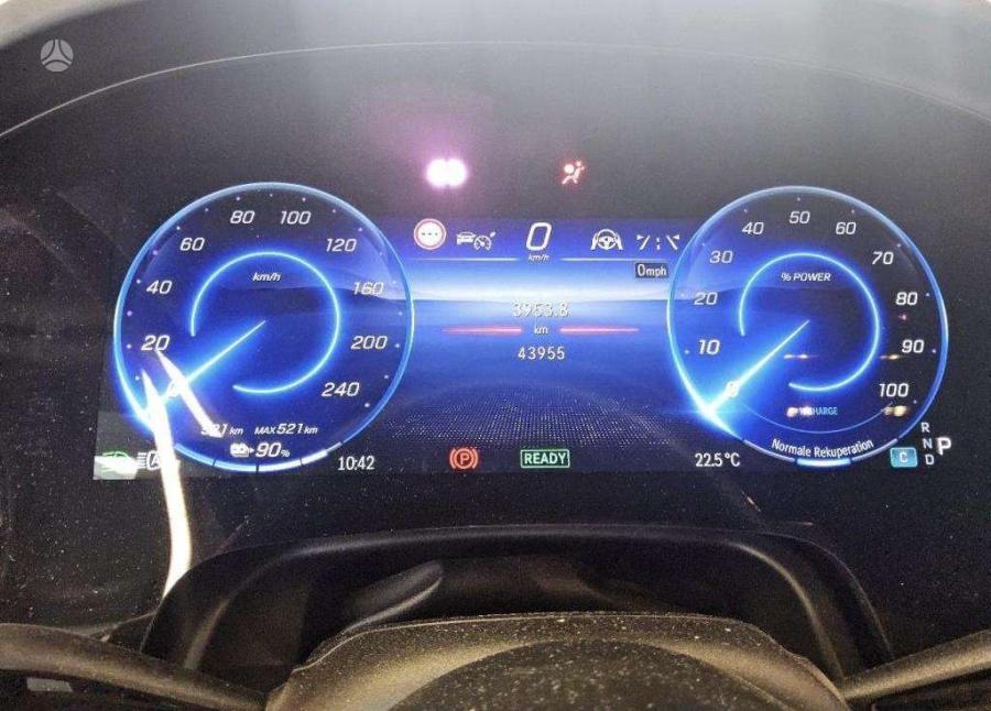 Black Mercedes-Benz EQS 2023 in Klaipeda, with an engine capacity of 0.00 L and mileage of 44 thousand km for 37500 €, photo 5 on AUTOMOTO.COM.LV
