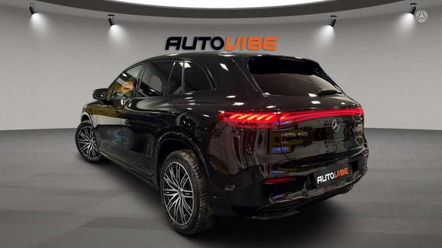 Black Mercedes-Benz EQS 2024 in Vilnius, with an engine capacity of 0.00 L and mileage of 35 thousand km for 84989 €, photo 5 on AUTOMOTO.COM.LV