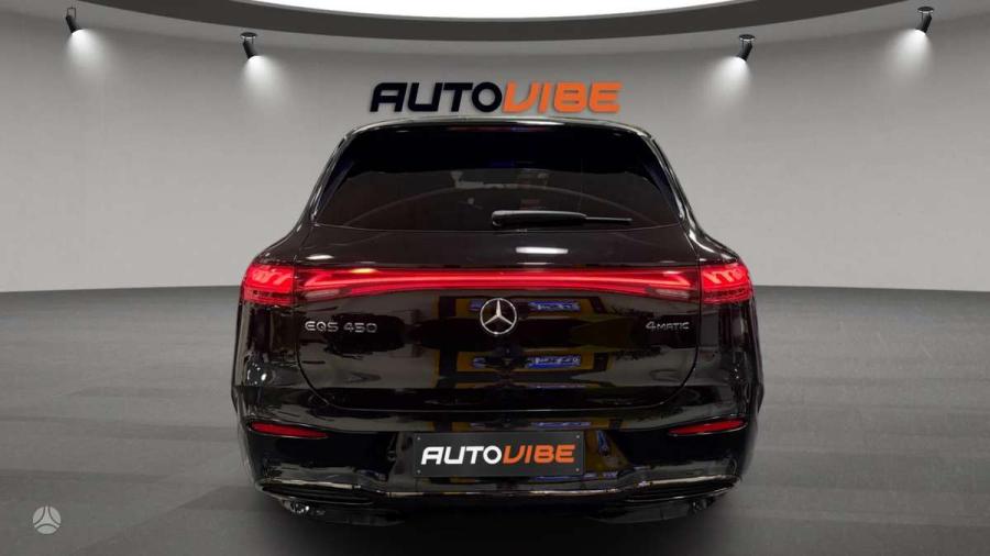 Black Mercedes-Benz EQS 2024 in Vilnius, with an engine capacity of 0.00 L and mileage of 35 thousand km for 84989 €, photo 6 on AUTOMOTO.COM.LV