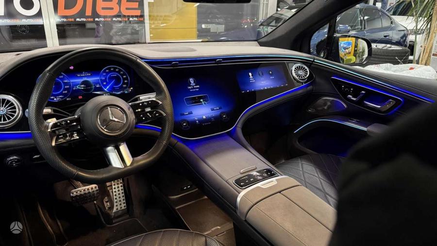 Melns Mercedes-Benz EQS 2024 Viļņa, ar dzinēja tilpumu 0.00 L un nobraukumu 35 tūkst. km par 84989 €, foto 8 vietnē AUTOMOTO.COM.LV