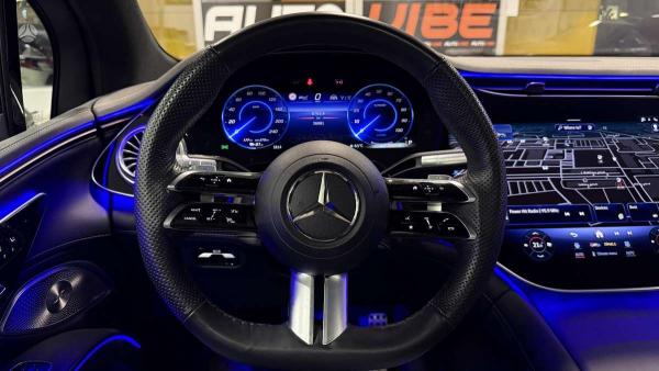 Black Mercedes-Benz EQS 2024 in Vilnius, with an engine capacity of 0.00 L and mileage of 35 thousand km for 84989 €, photo 10 on AUTOMOTO.COM.LV
