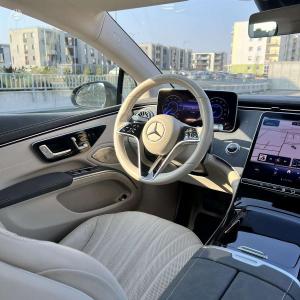 Black Mercedes-Benz EQS 2022 in Vilnius, with an engine capacity of 0.00 L and mileage of 103 thousand km for 45990 €, photo 9 on AUTOMOTO.COM.LV