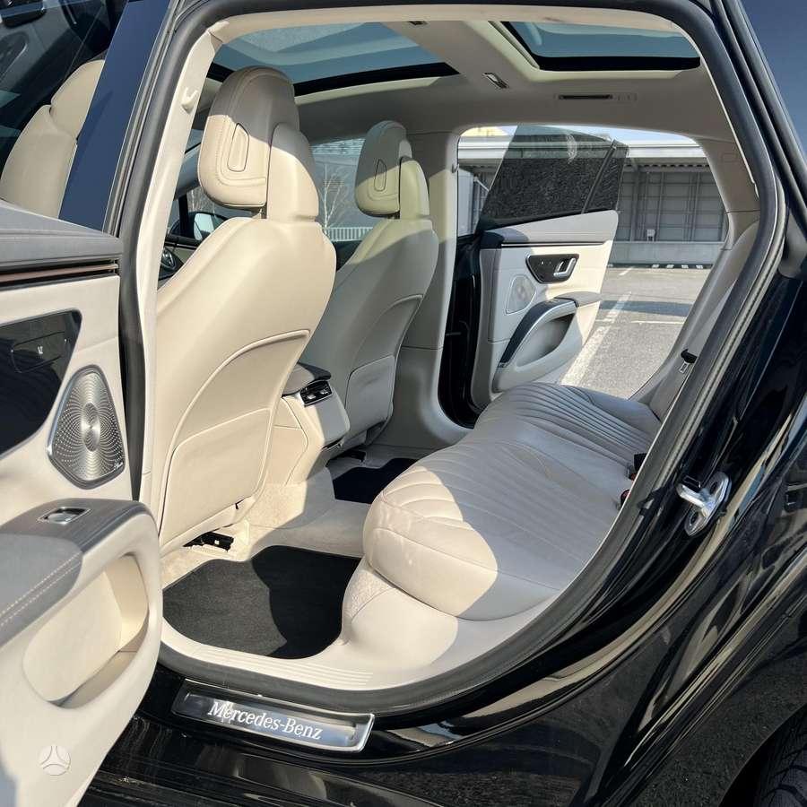 Black Mercedes-Benz EQS 2022 in Vilnius, with an engine capacity of 0.00 L and mileage of 103 thousand km for 45990 €, photo 19 on AUTOMOTO.COM.LV