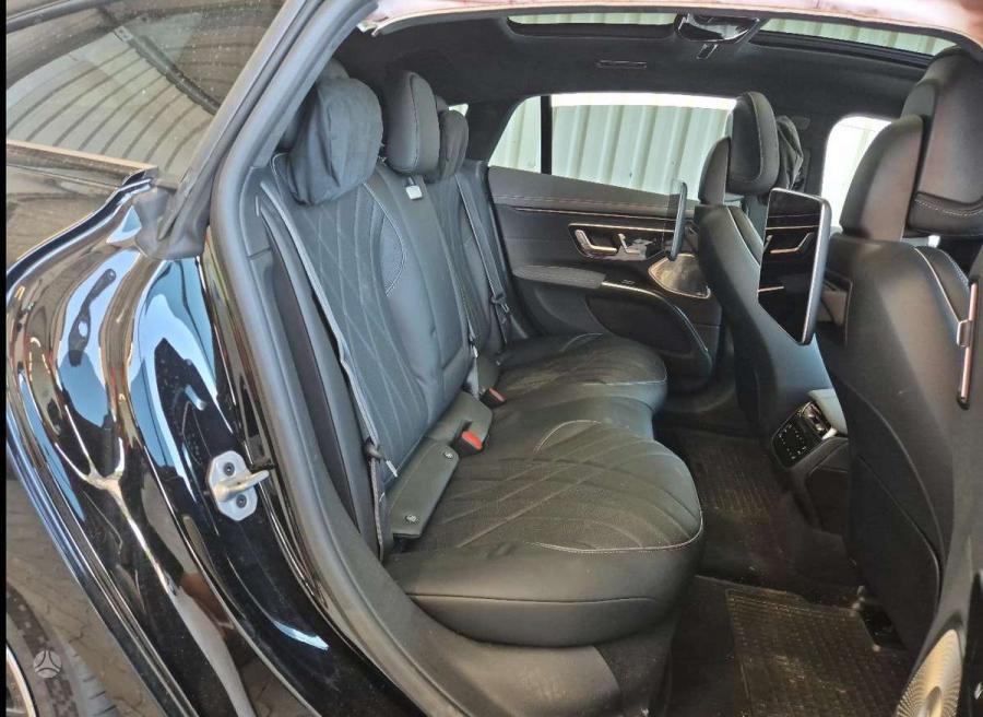 Melns Mercedes-Benz EQS 2024 Klaipėda, ar dzinēja tilpumu 0.00 L un nobraukumu 16 tūkst. km par 23300 €, foto 7 vietnē AUTOMOTO.COM.LV