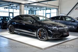 Black Mercedes-Benz EQS 2022 in Tallinn, with an engine capacity of 0.00 L and mileage of 25 thousand km for 79900 €, photo  on AUTOMOTO.COM.LV