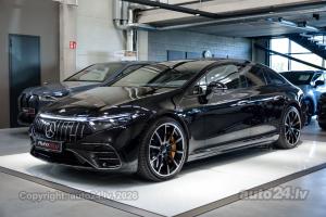 Black Mercedes-Benz EQS 2022 in Tallinn, with an engine capacity of 0.00 L and mileage of 25 thousand km for 79900 €, photo 3 on AUTOMOTO.COM.LV