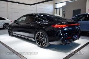 Black Mercedes-Benz EQS 2022 in Tallinn, with an engine capacity of 0.00 L and mileage of 25 thousand km for 79900 €, photo 5 on AUTOMOTO.COM.LV