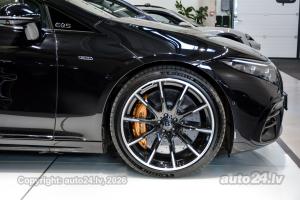 Black Mercedes-Benz EQS 2022 in Tallinn, with an engine capacity of 0.00 L and mileage of 25 thousand km for 79900 €, photo 6 on AUTOMOTO.COM.LV