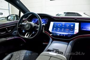 Black Mercedes-Benz EQS 2022 in Tallinn, with an engine capacity of 0.00 L and mileage of 25 thousand km for 79900 €, photo 12 on AUTOMOTO.COM.LV