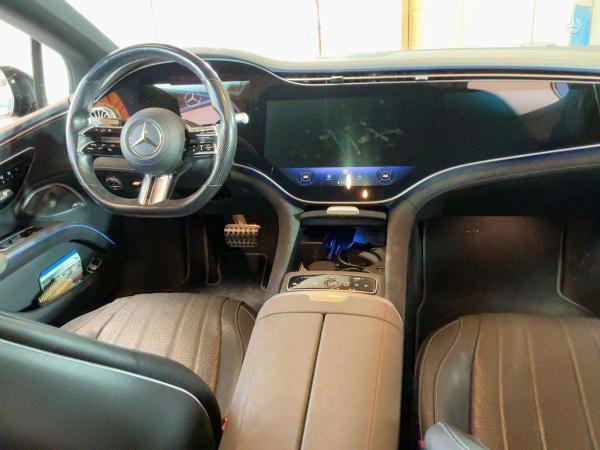 Black Mercedes-Benz EQS 2022 in Vilnius, with an engine capacity of 0.00 L and mileage of 120 thousand km for 59790 €, photo 10 on AUTOMOTO.COM.LV