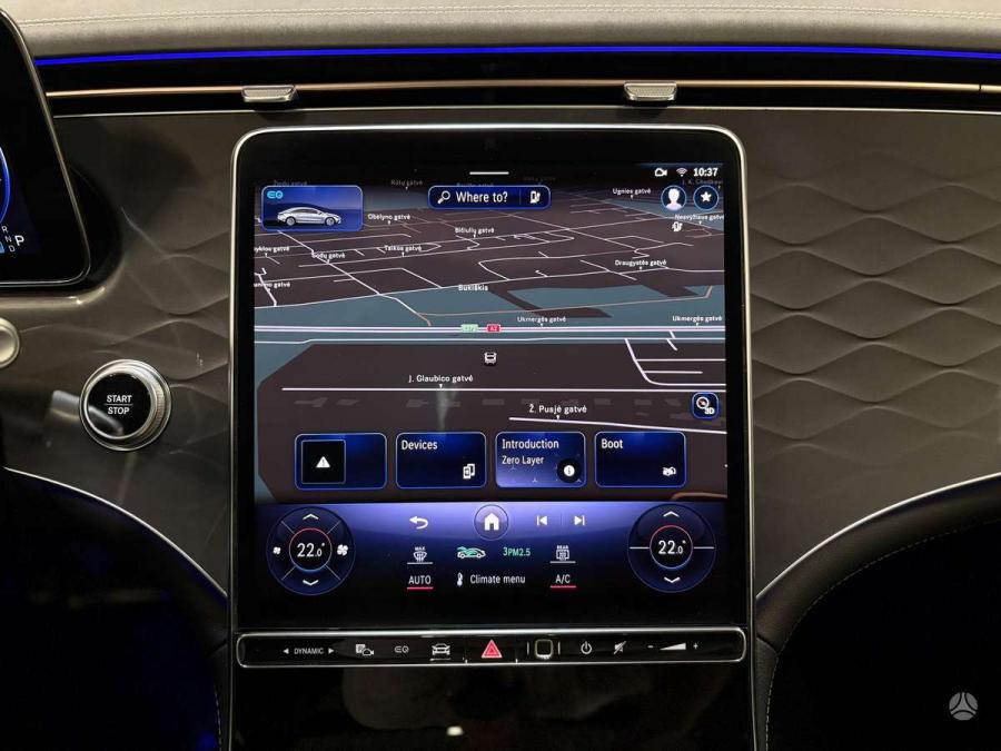 Melns Mercedes-Benz EQS 2022 Viļņa, ar dzinēja tilpumu 0.00 L un nobraukumu 39 tūkst. km par 49999 €, foto 29 vietnē AUTOMOTO.COM.LV
