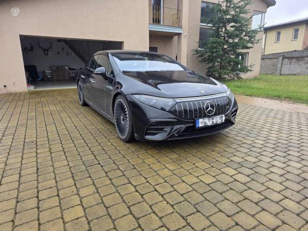 Melns Mercedes-Benz EQS 2023 Šauļi, ar dzinēja tilpumu 0.00 L un nobraukumu 31 tūkst. km par 65000 €, foto 1 vietnē AUTOMOTO.COM.LV
