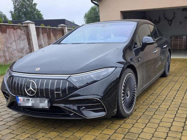 Melns Mercedes-Benz EQS 2023 Šauļi, ar dzinēja tilpumu 0.00 L un nobraukumu 31 tūkst. km par 65000 €, foto 2 vietnē AUTOMOTO.COM.LV