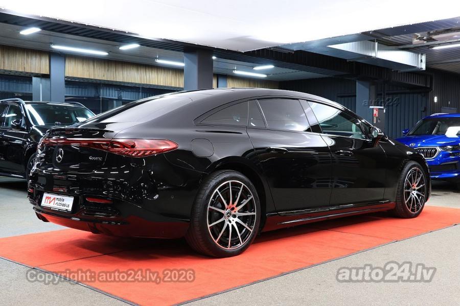 Melns Mercedes-Benz EQS 2023 Tallina, ar dzinēja tilpumu 0.00 L un nobraukumu 31 tūkst. km par 77995 €, foto 3 vietnē AUTOMOTO.COM.LV