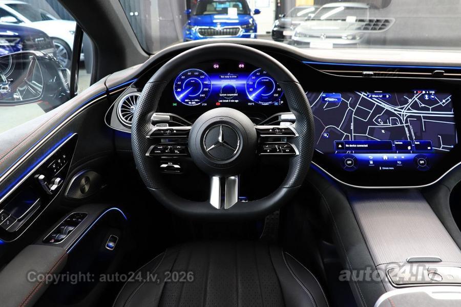 Melns Mercedes-Benz EQS 2023 Tallina, ar dzinēja tilpumu 0.00 L un nobraukumu 31 tūkst. km par 77995 €, foto 24 vietnē AUTOMOTO.COM.LV