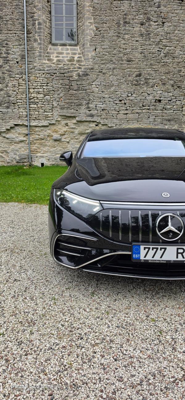 Melns Mercedes-Benz EQS 2024 Tallina, ar dzinēja tilpumu 0.00 L un nobraukumu 39 tūkst. km par 79990 €, foto 1 vietnē AUTOMOTO.COM.LV