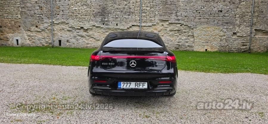 Black Mercedes-Benz EQS 2024 in Tallinn, with an engine capacity of 0.00 L and mileage of 39 thousand km for 79990 €, photo 10 on AUTOMOTO.COM.LV