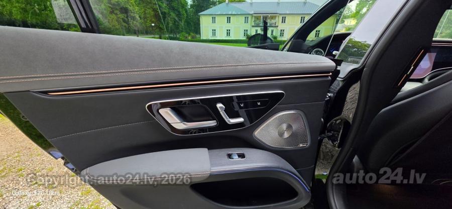 Black Mercedes-Benz EQS 2024 in Tallinn, with an engine capacity of 0.00 L and mileage of 39 thousand km for 79990 €, photo 20 on AUTOMOTO.COM.LV